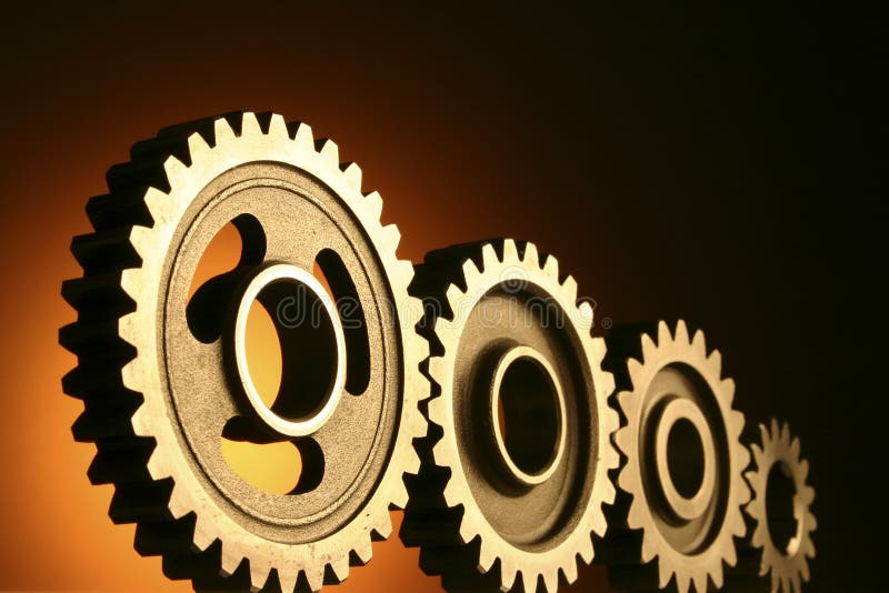 Gear stock image. Image of gears, machine, concept, indoor - 40855153