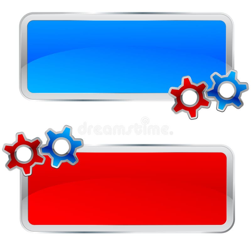 Gear frame set stock vector. Illustration of pointer - 25380755