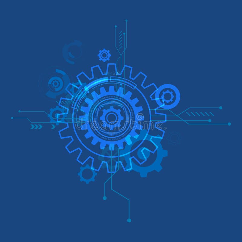 Gear Future Vector Icon Illustration Stock Vector - Illustration of ...