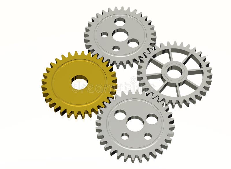 Industrial Machine Lifting - Isolated Stock Photo - Image of dirt, claw ...