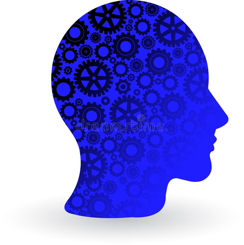 Clockwork human stock illustration. Illustration of memory - 38729520