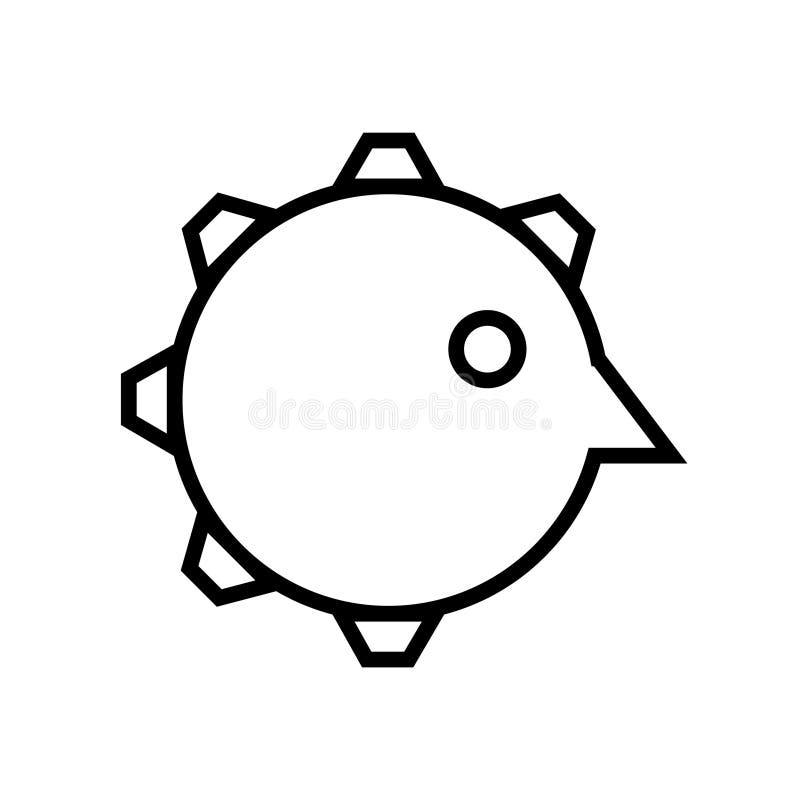 Hit head icon stock vector. Illustration of spinning - 308970783