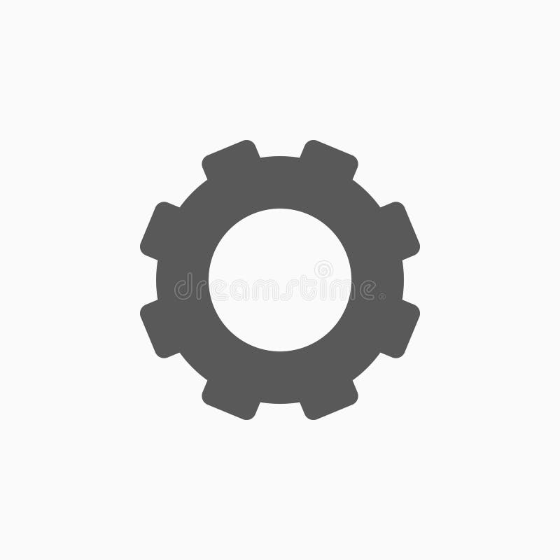 Gear Icon, Tool Vector, Engine, Service, Cogwheel Stock Vector ...
