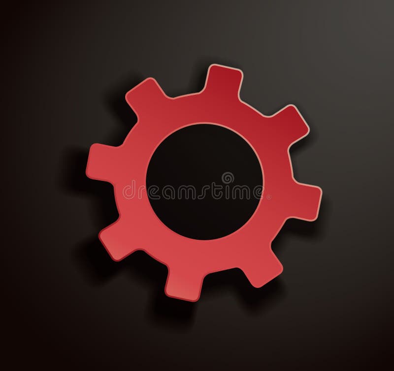 Gear Icon , Cogweel Symbol Illustration. Stock Vector - Illustration of ...