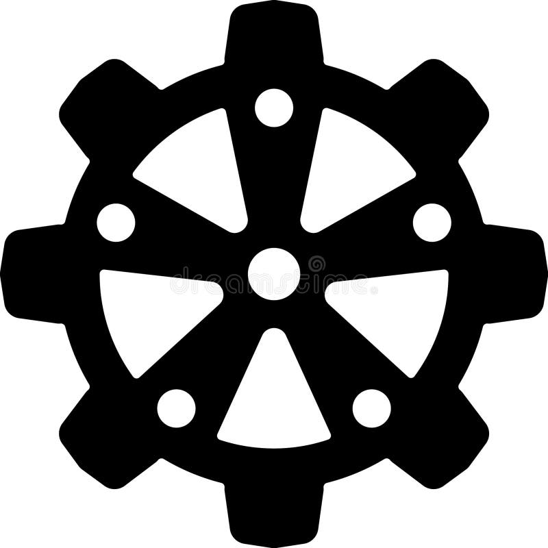 Gear Icon. Connected Cogs Gears. Business Gear Wheel Isolated on White ...