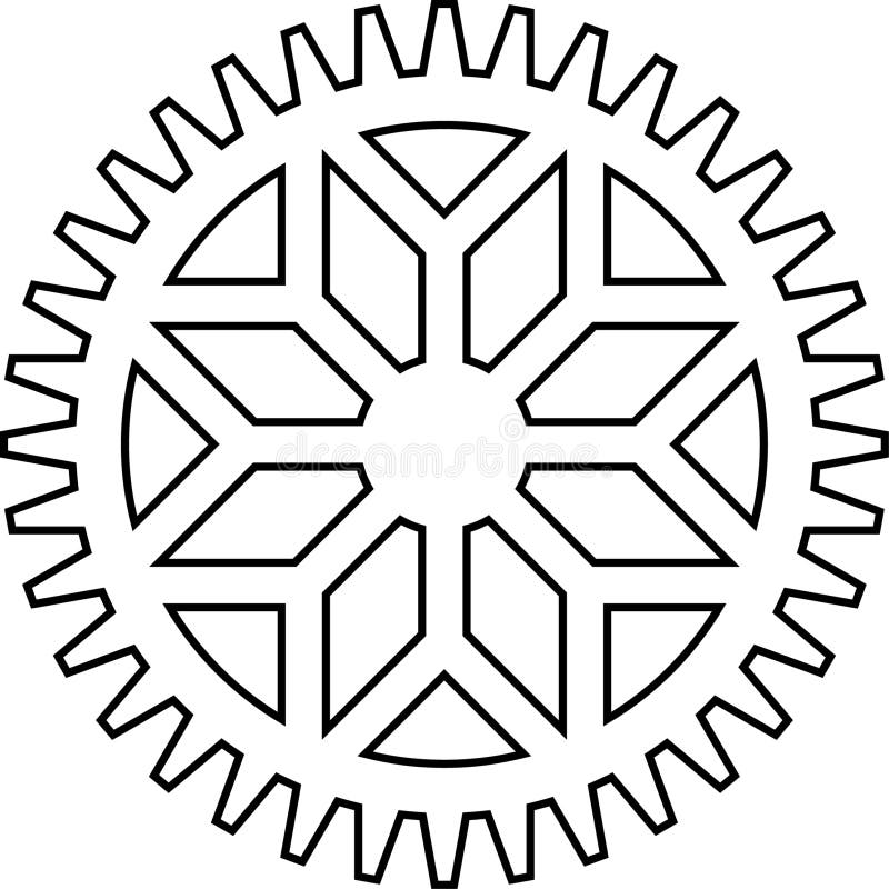 Gear Icon. Connected Cogs Gears. Business Gear Wheel Isolated on White ...