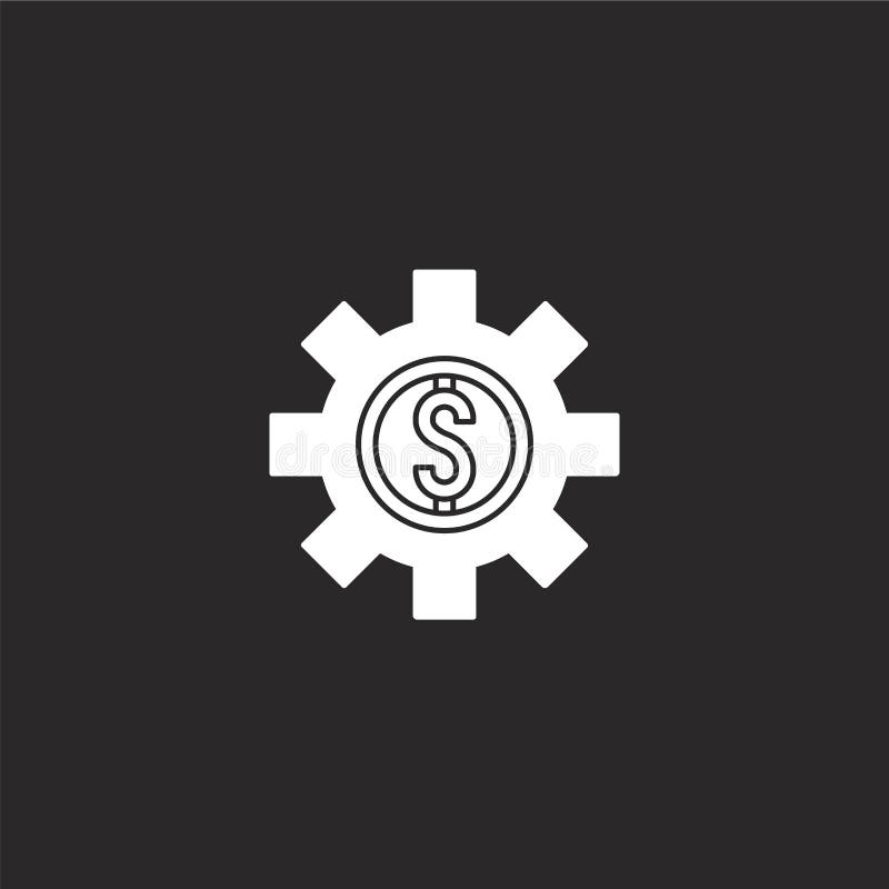 Gear Icon. Filled Gear Icon for Website Design and Mobile, App ...