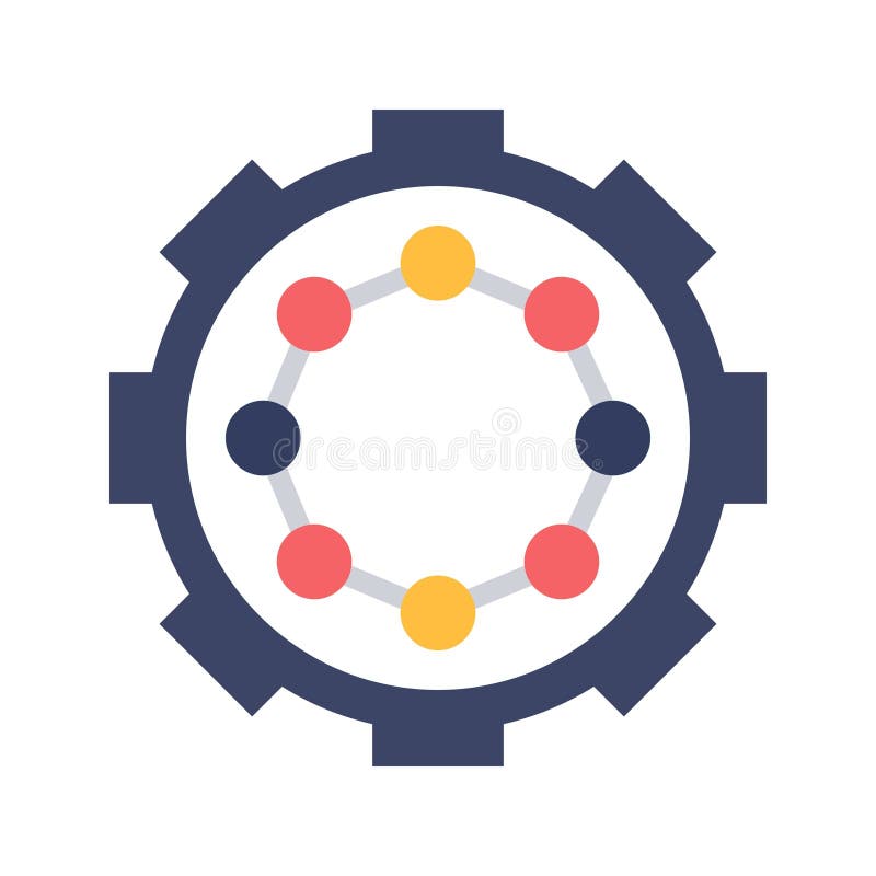 Gear Icon Image. stock vector. Illustration of optimization - 284228874