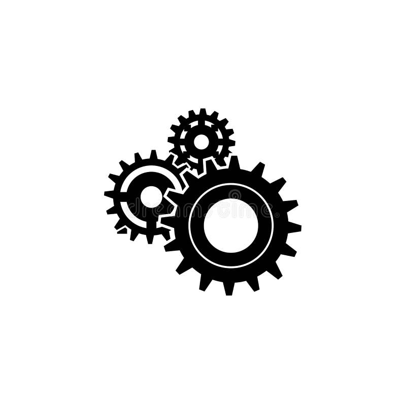 Gear icon logo vector stock illustration. Illustration of presentation ...