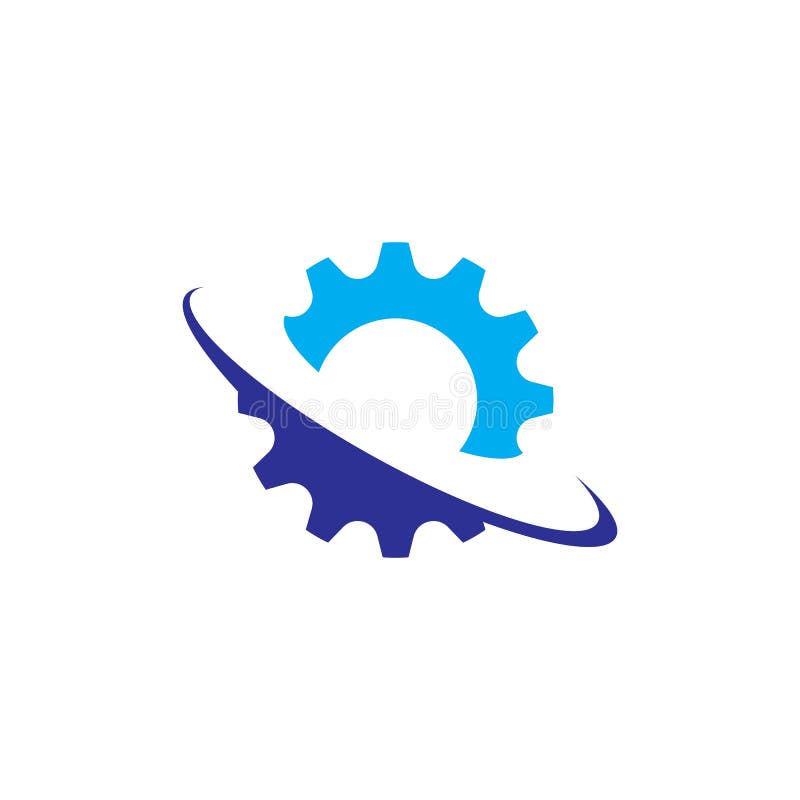 Gear icon logo vector icon stock vector. Illustration of circle - 162267226