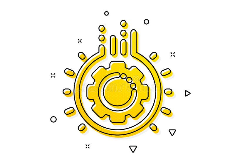 Gear Icon. Teamwork Cogwheel Sign. Working Process. Vector Stock Vector ...