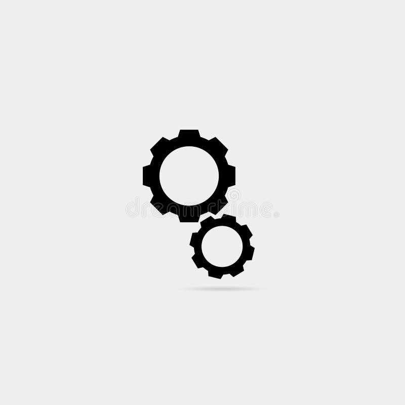 Gear Icon in Trendy Style. Cog Symbol Vector Illustration Stock Vector ...