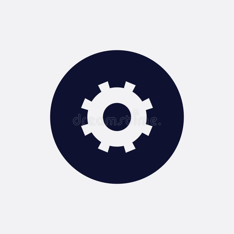 Round Gear Arrow Up Business Logo Stock Vector - Illustration of icon ...