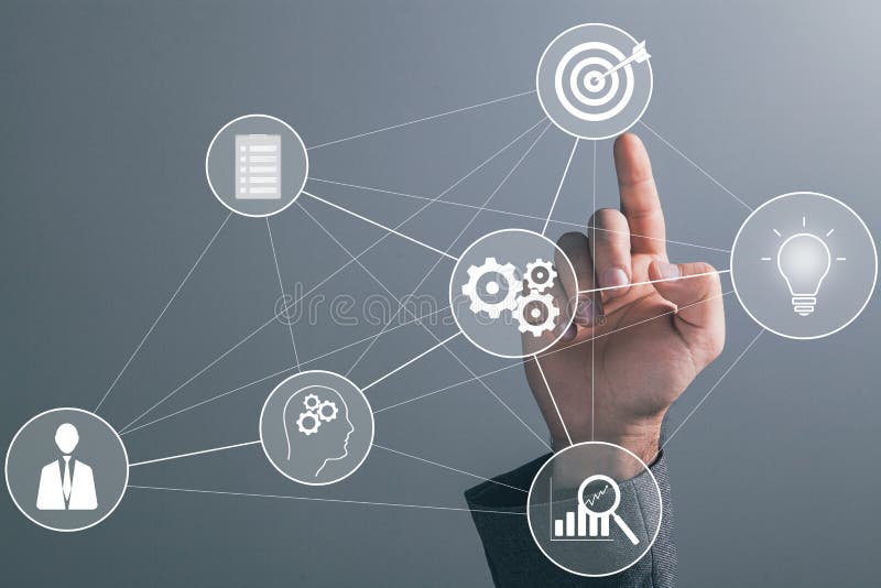 Gear and icons stock photo. Image of maintenance, strategy - 262109432