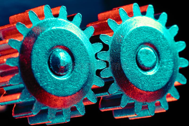 A Gear is an Important Element of a Complex Mechanism. Stock Photo ...