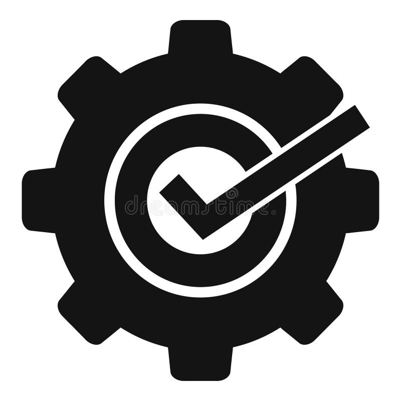 Gear Insight Icon Simple Vector. Business Data Stock Illustration ...