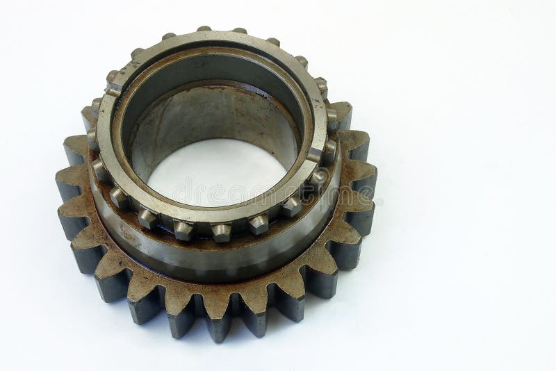 Gear isolated on white stock photo. Image of engine - 103713022