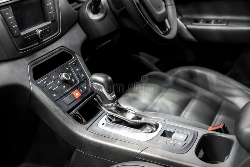 Gear Lever or Shift Lever with Cup Holder and Air Condition Control in ...