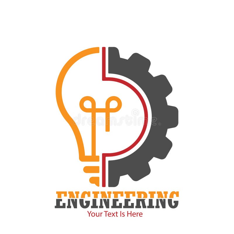 ENGINEERING. Technical Color Logo Stock Vector - Illustration of ...