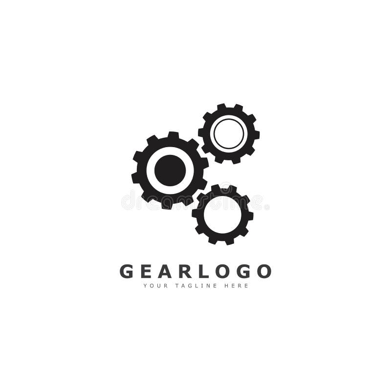 Gear Logo Design Template Illustration Vector. Stock Vector ...