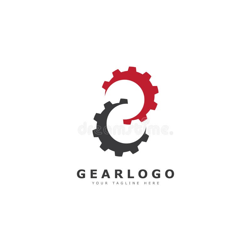 Gear Logo Design Template Illustration Vector. Stock Vector ...