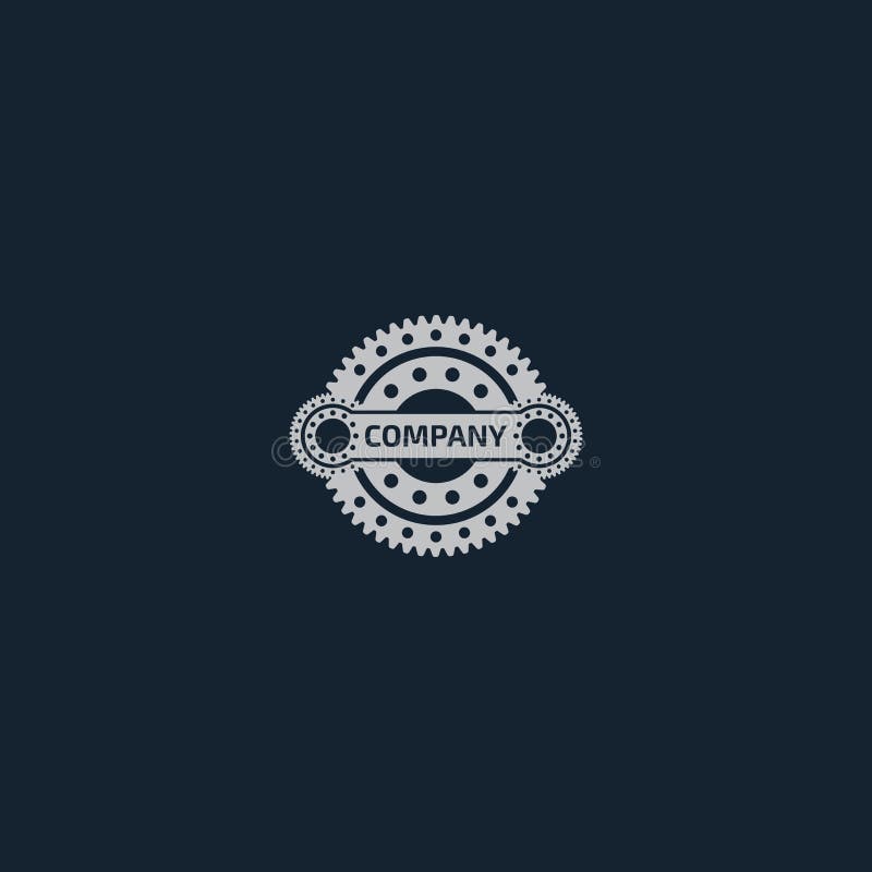Gear Logo Design Vector for Engineering Stock Vector - Illustration of ...