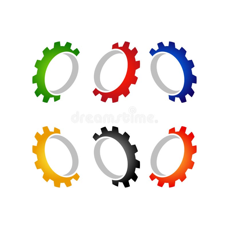 Gear Logo Template Vector Icon. Gear Vector Illustration Stock Vector ...