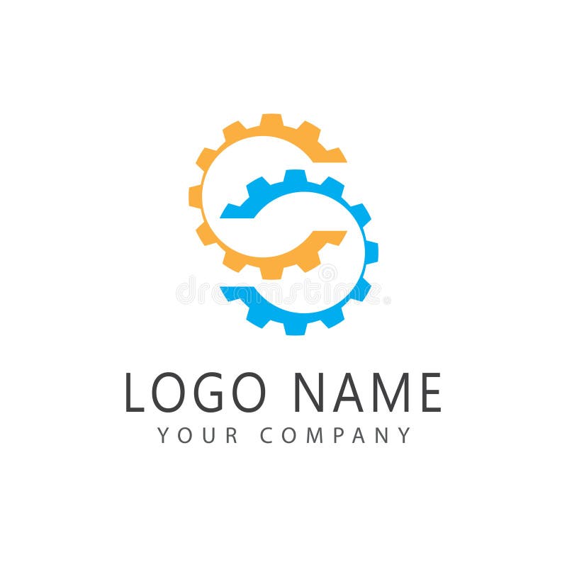 Gear Logo Vector Template Symbol Design Stock Vector - Illustration of ...