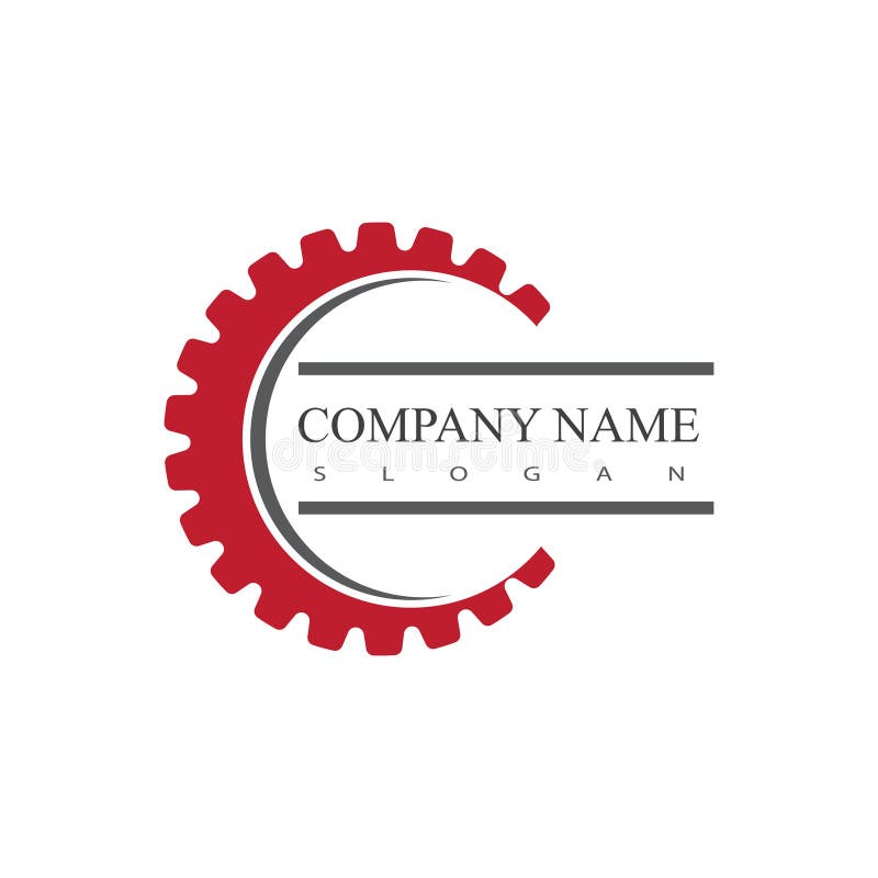 Gear Logo Vector Template Symbol Design Stock Vector - Illustration of ...