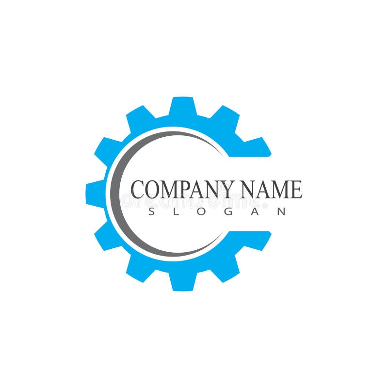 Gear Logo Vector Template Symbol Design Stock Vector - Illustration of ...