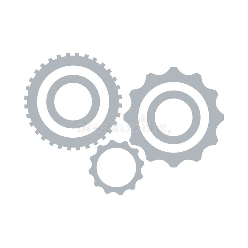 Gear Machine Settings Isolated Icon Stock Vector - Illustration of ...