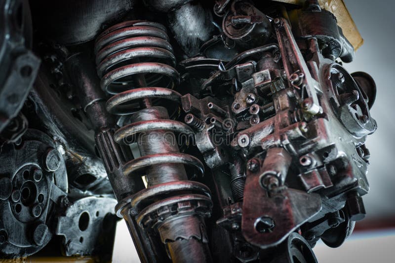 Gear machinery part robot stock image. Image of pulley - 55770159