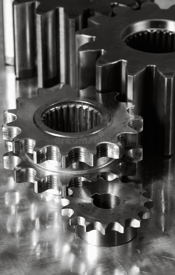 Titanium gear mechanics stock photo. Image of mechanics - 5429864
