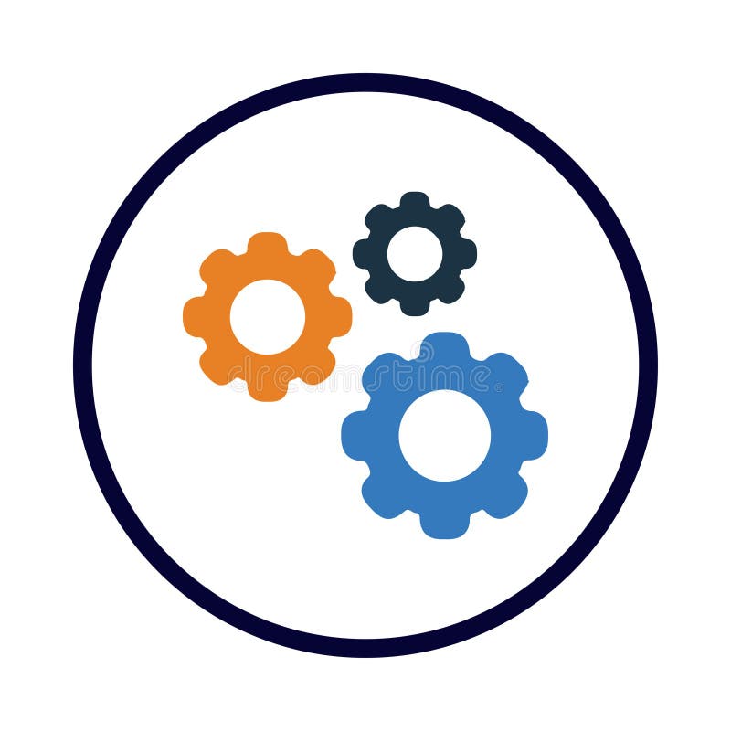 Gear, Maintenance, Setting, Adjustment, Integration, Mechanical Icon ...