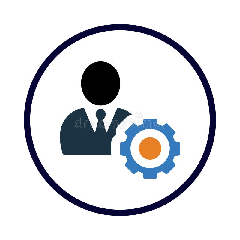 Gear, Management, Man, People, Admin, Administration, Manager Icon ...