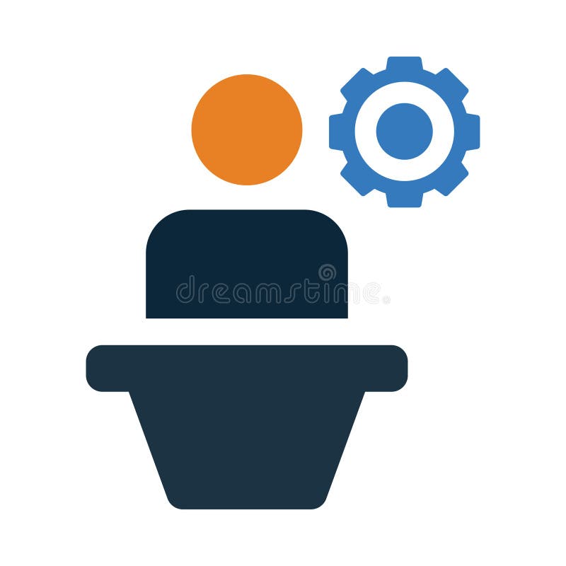 Gear, Management, Man, People, Admin, Administration, Manager Icon ...