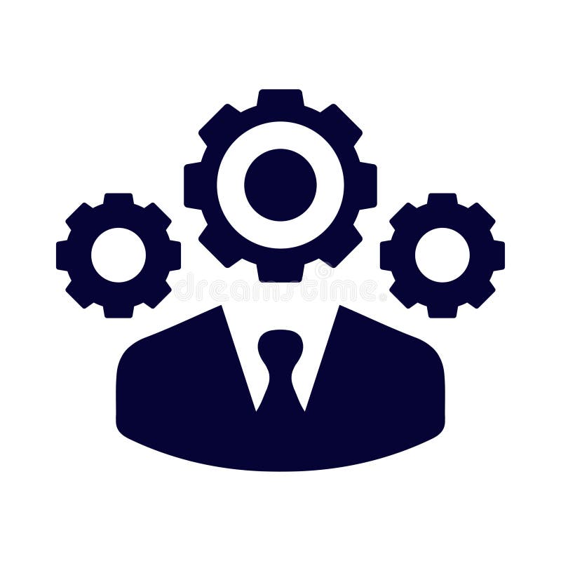 Gear, Management, Man, People, Admin, Administration, Manager Icon ...