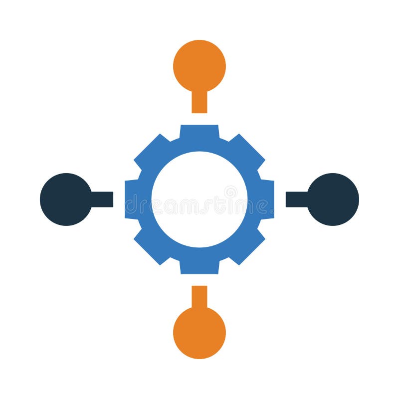 Gear, Management, Up, Down, Process, Management Process Icon Stock ...