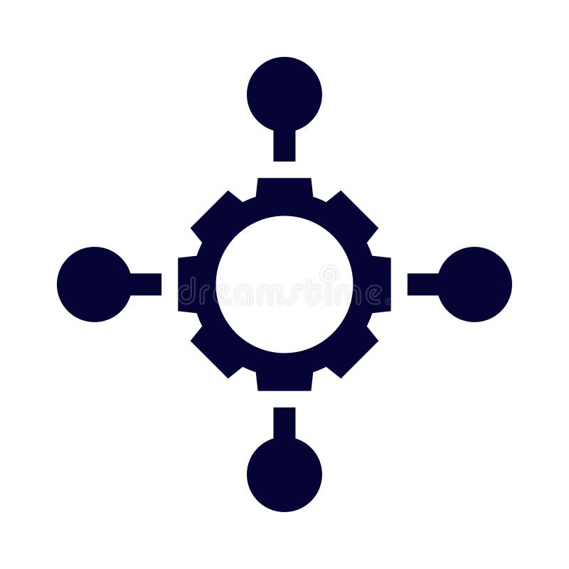 Gear, Management, Up, Down, Process, Management Process Icon Stock ...