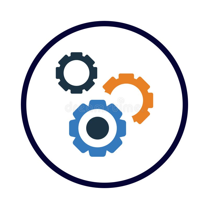 Gear, Management, Up, Down, Process, Management Process Icon Stock ...