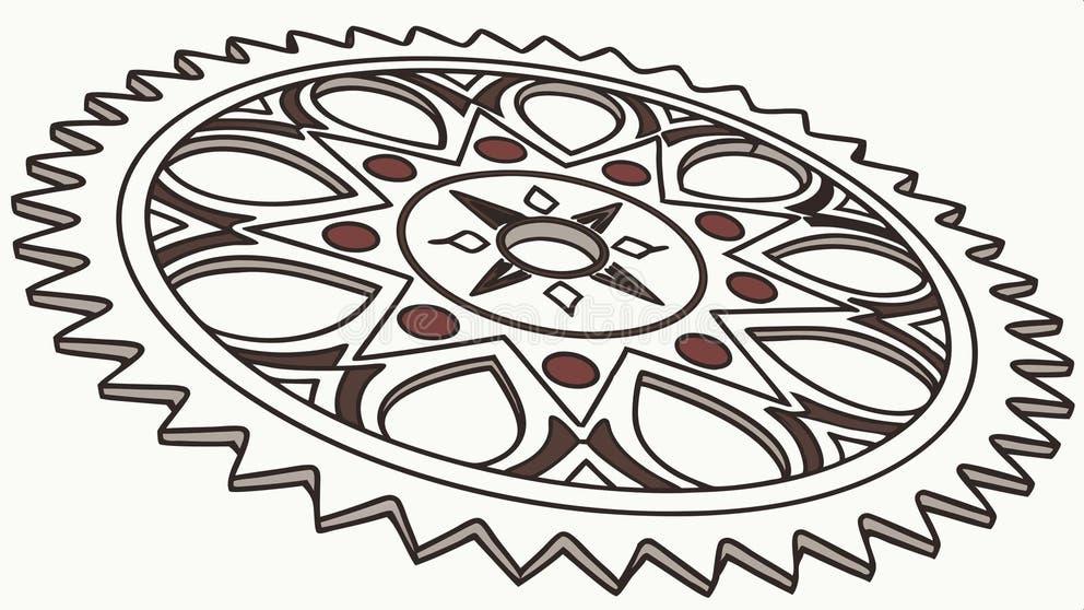 Gear Mandala, Mechanical and Industrial Design Element Vector Design ...