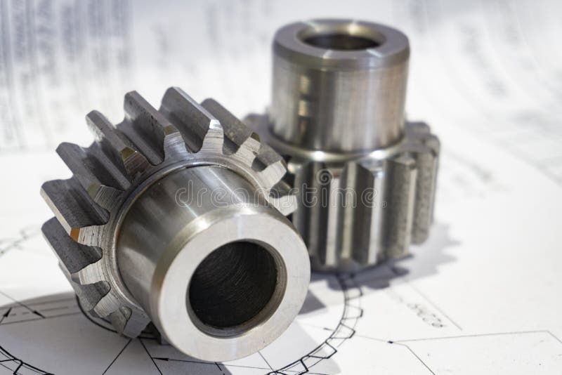 The Gear after Manufacturing on the Gear Cutter Lies on the Technical ...