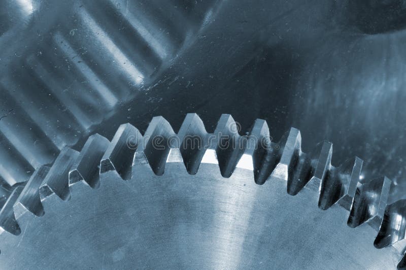 Gear Mechanism Abstract Idea Stock Photo - Image of force, metallic ...