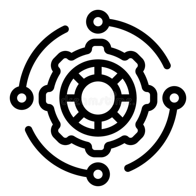 Gear Mechanism Connecting Nodes Representing Automation Process Stock ... Gear Mechanism Connecting Nodes Representing Automation Process Stock ...