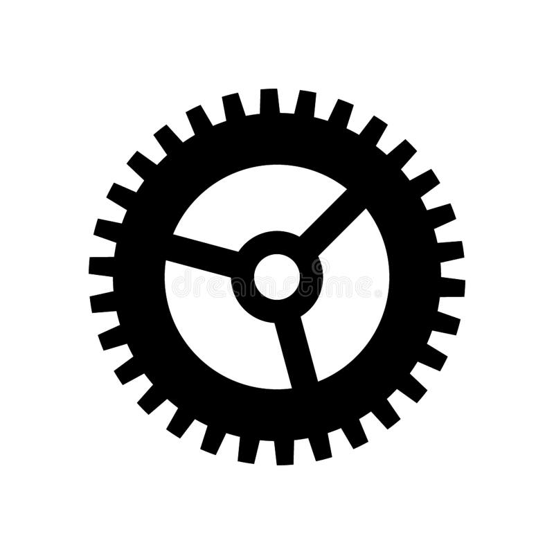 Gear, Mechanism, Settings - Vector Icon Stock Vector - Illustration of ...