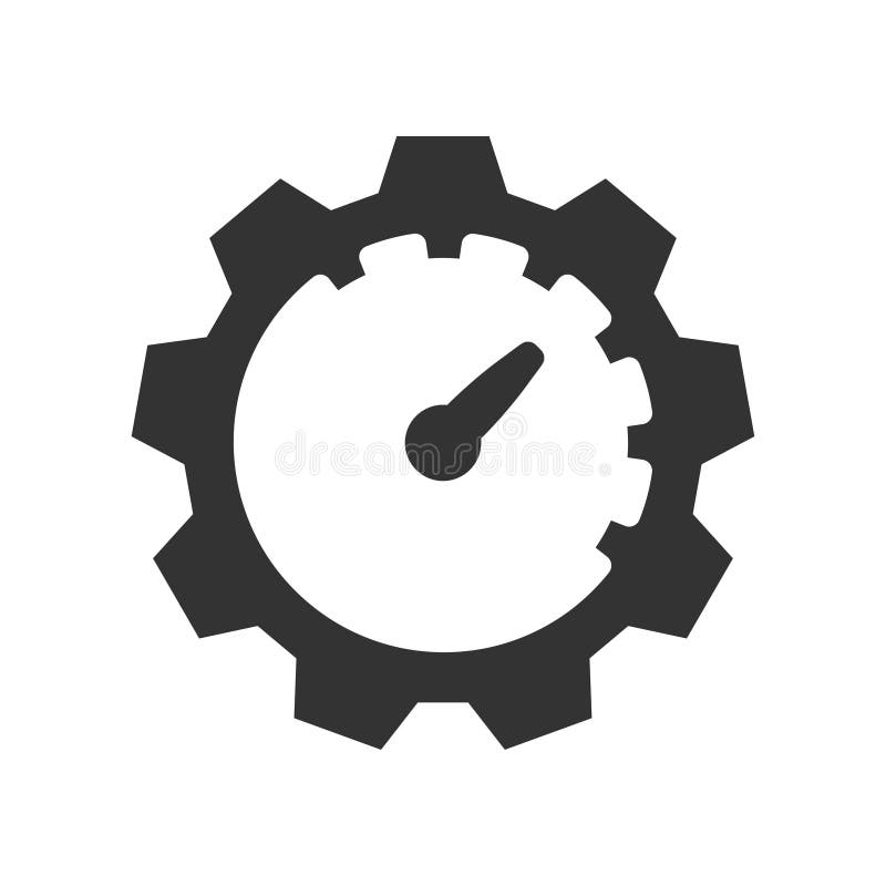 Gear, Optimization, Performance Icon / Orange Version Stock Vector ...