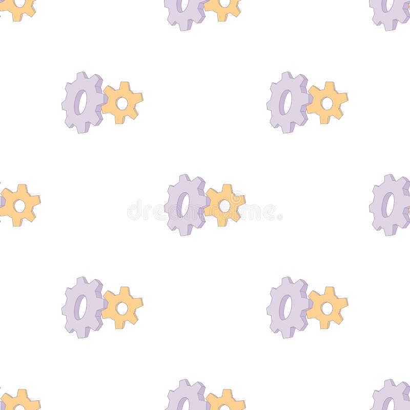 Gear Pattern Seamless Vector Stock Vector - Illustration of technical ...