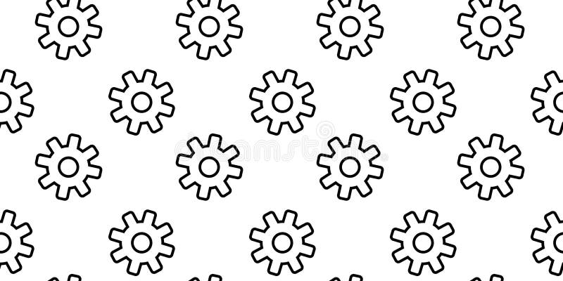 Gear Patterns Creating a Repetitive Design for Industrial-themed ...