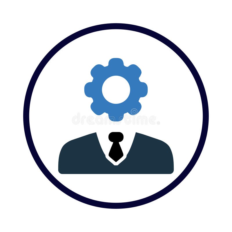 Gear, People, Man, Maintenance, Mechanic Icon Stock Vector ...