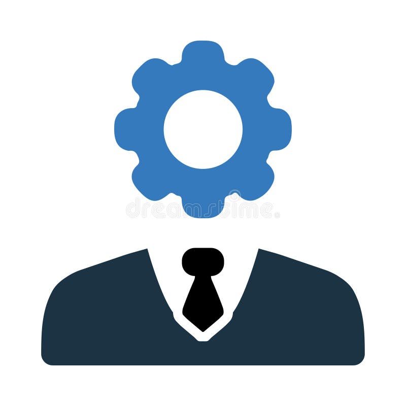 Gear, People, Man, Maintenance, Mechanic Icon Stock Vector ...